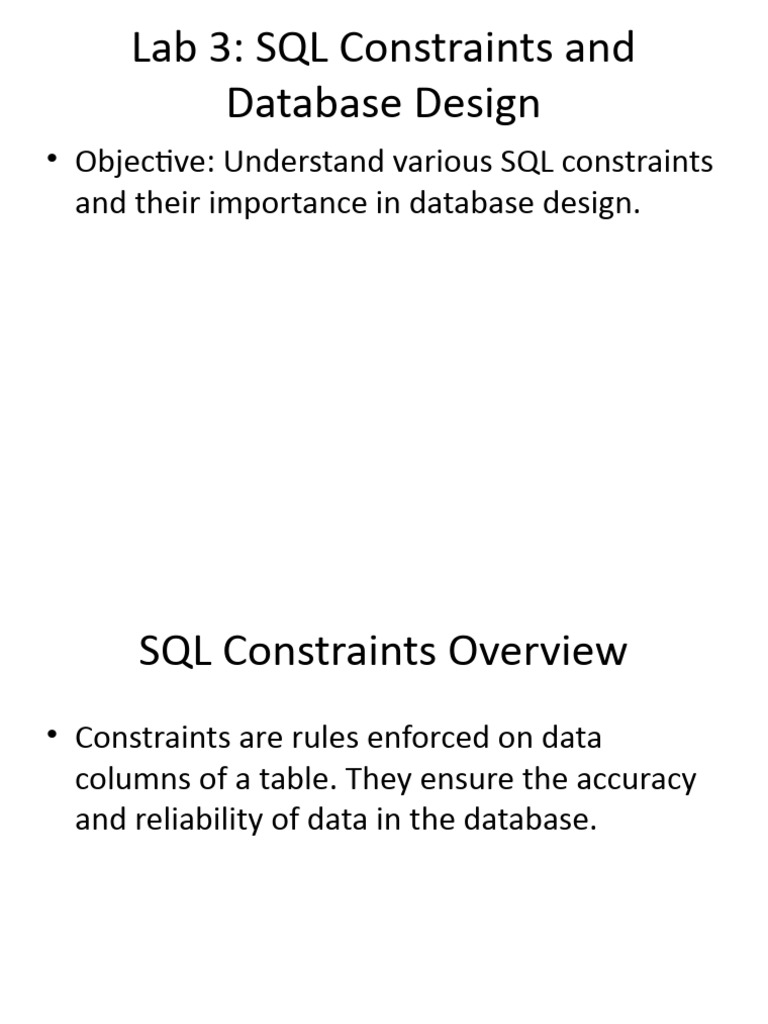 Database Systems Lab 3 Enhanced Presentation | PDF | Relational Database | Database Index