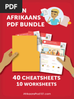 Understanding STOMPI in Afrikaans | PDF | Verb | Subject (Grammar)