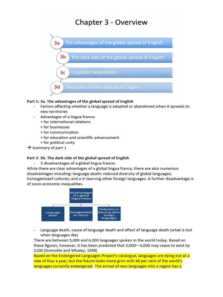 Advantages and Disadvantages of English | PDF | English Language ...