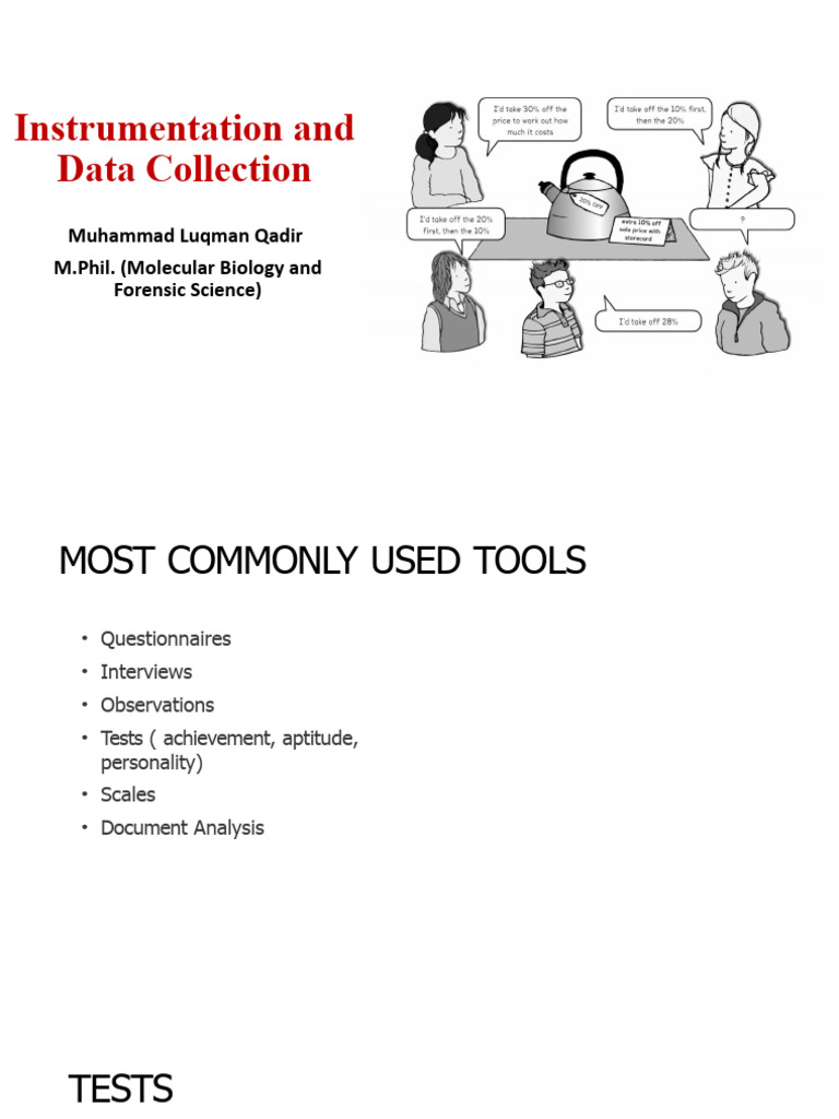 Instrumentation and Data Collection | PDF | Validity (Statistics ...