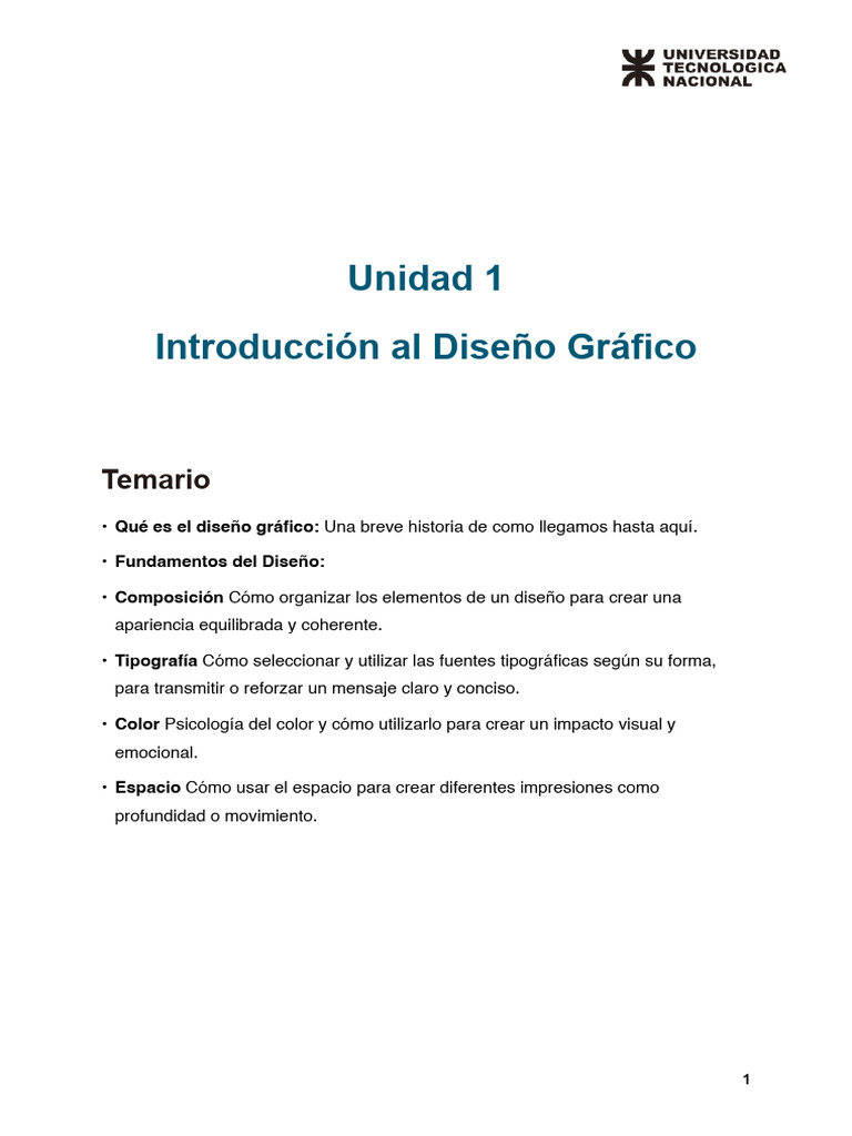 UNIDAD 1 - Tema 1 | Descargar gratis PDF | Escritura | Diseño gráfico