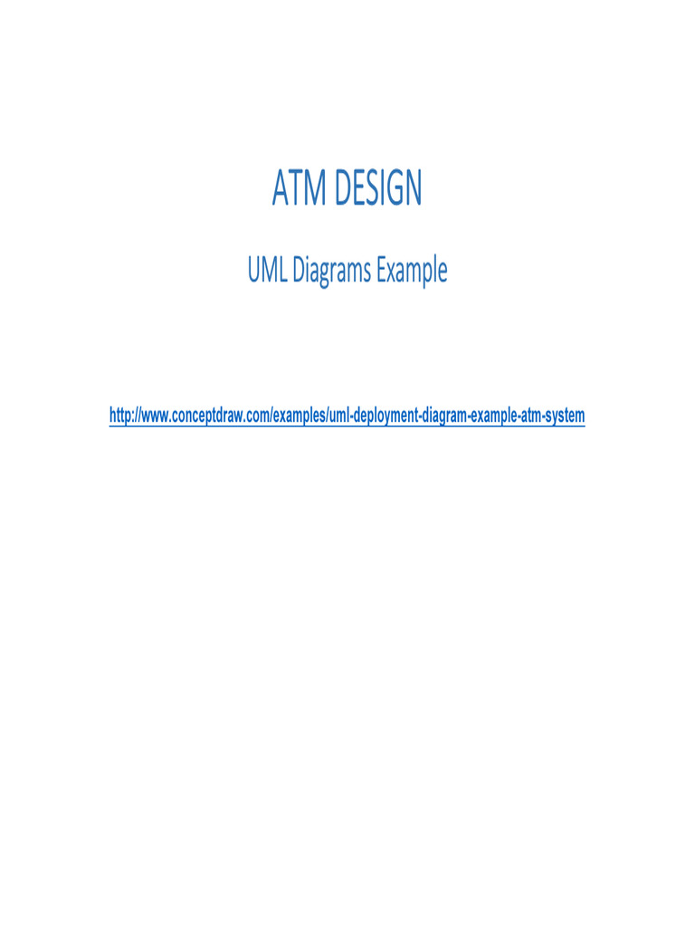 ATM_DESIGN__BANKAUTOMATA__UML_Diagramok_01 | PDF
