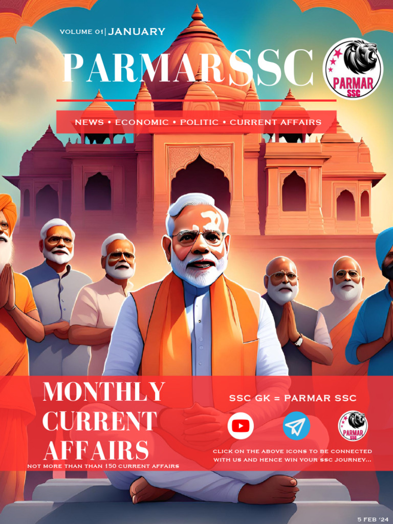 Parmar: Monthly Current Affairs | PDF