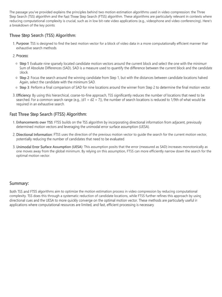 Video Compression Introduction | PDF