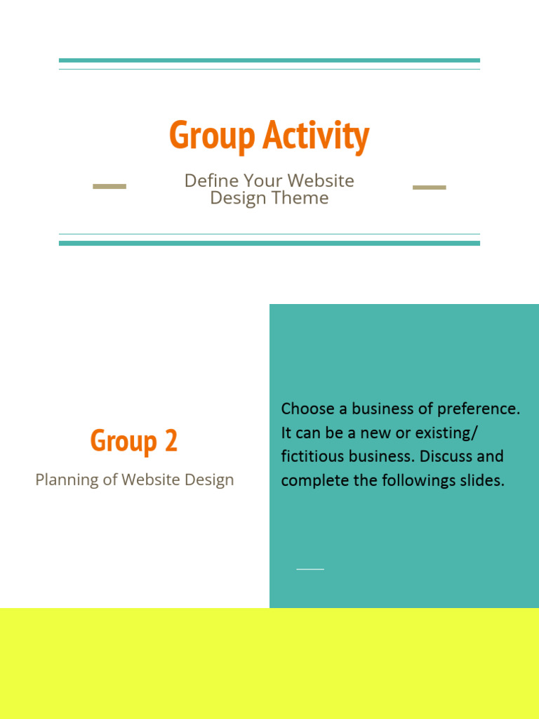 Group 2 Business Activity | PDF | Websites | Web Design