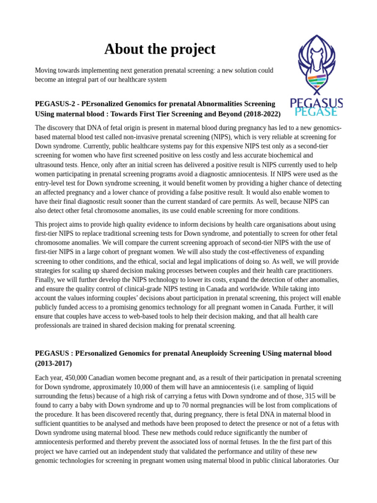 Next-Gen Prenatal Screening Solutions | PDF | Medical Specialties ...