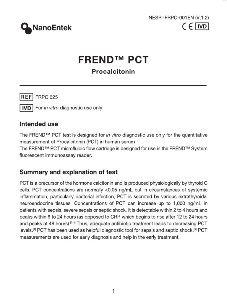 PCT IFU NanoEntek | PDF
