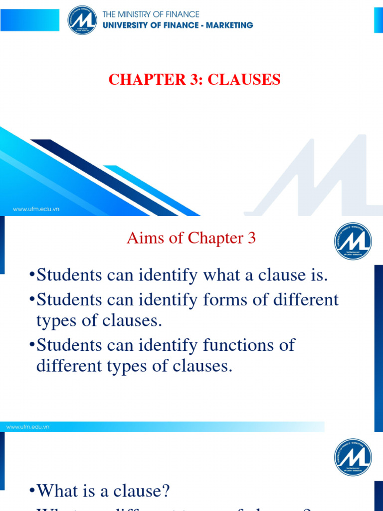 Chapter 3 | PDF | Adverb | Clause