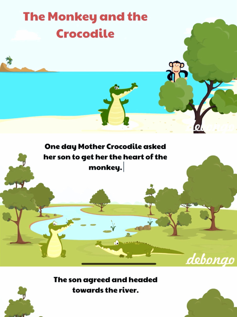 The Monkey and The Crocodile | PDF