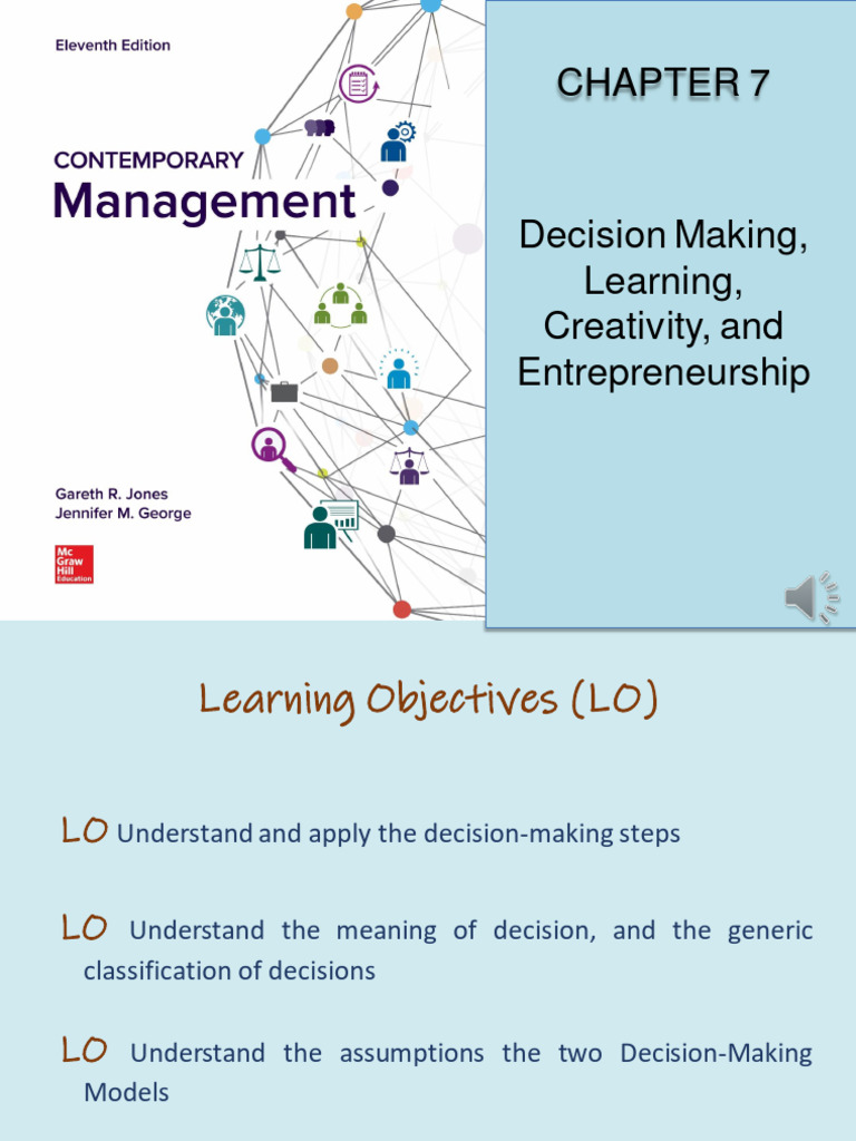 MGT230 Chapter 7 Decision Making - Updated | PDF | Decision Making | Rationality