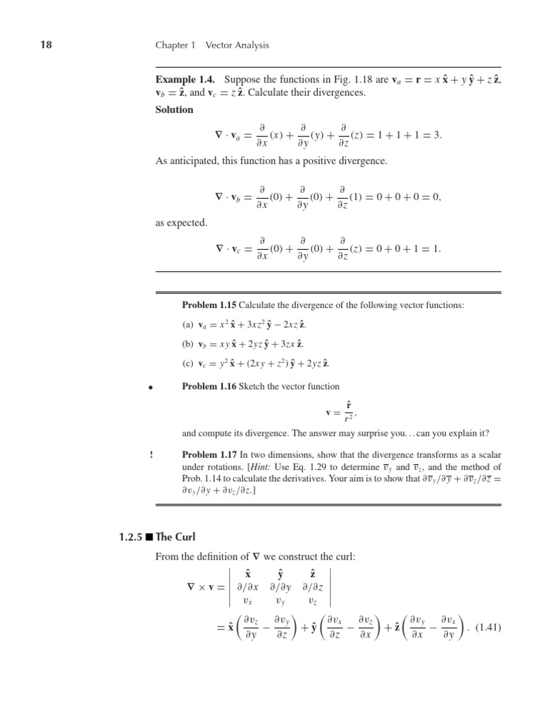 Vector Product and Divergence Rules | PDF | Divergence | Gradient