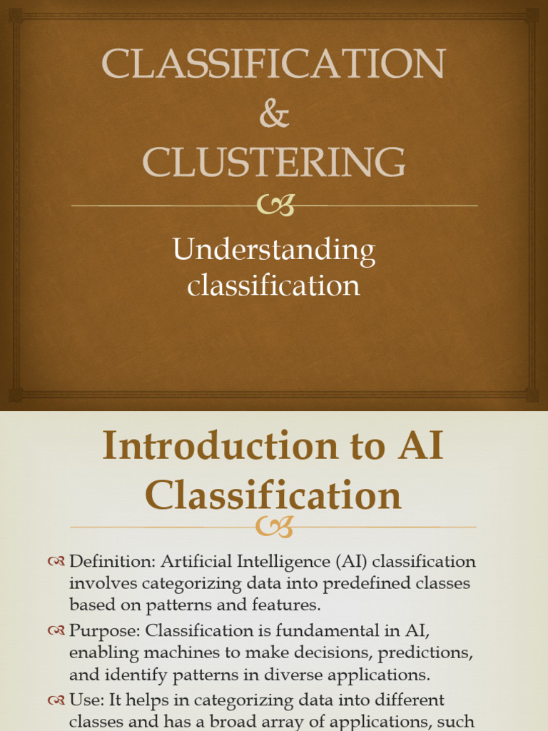 Classification Pdf Cluster Analysis Statistical Classification