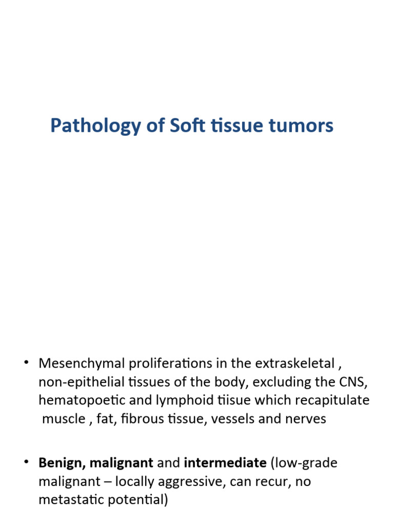 Soft Tissue Tumors | PDF | Neoplasms | Cancer