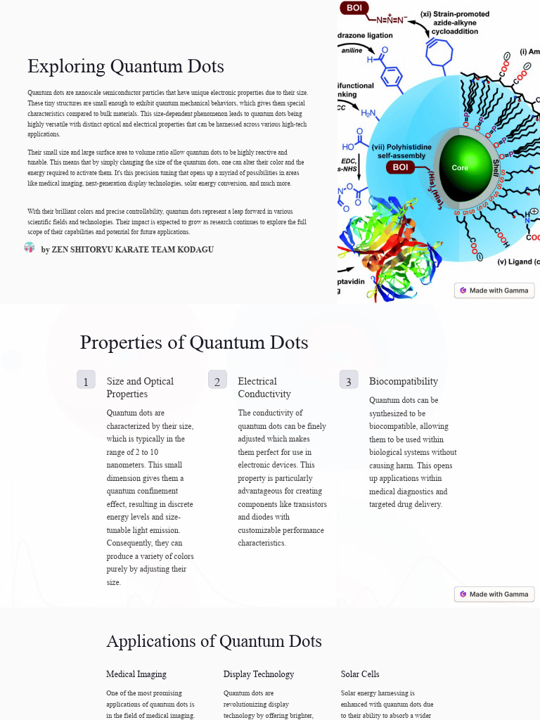 Exploring Quantum Dots | PDF | Quantum Mechanics | Chemistry