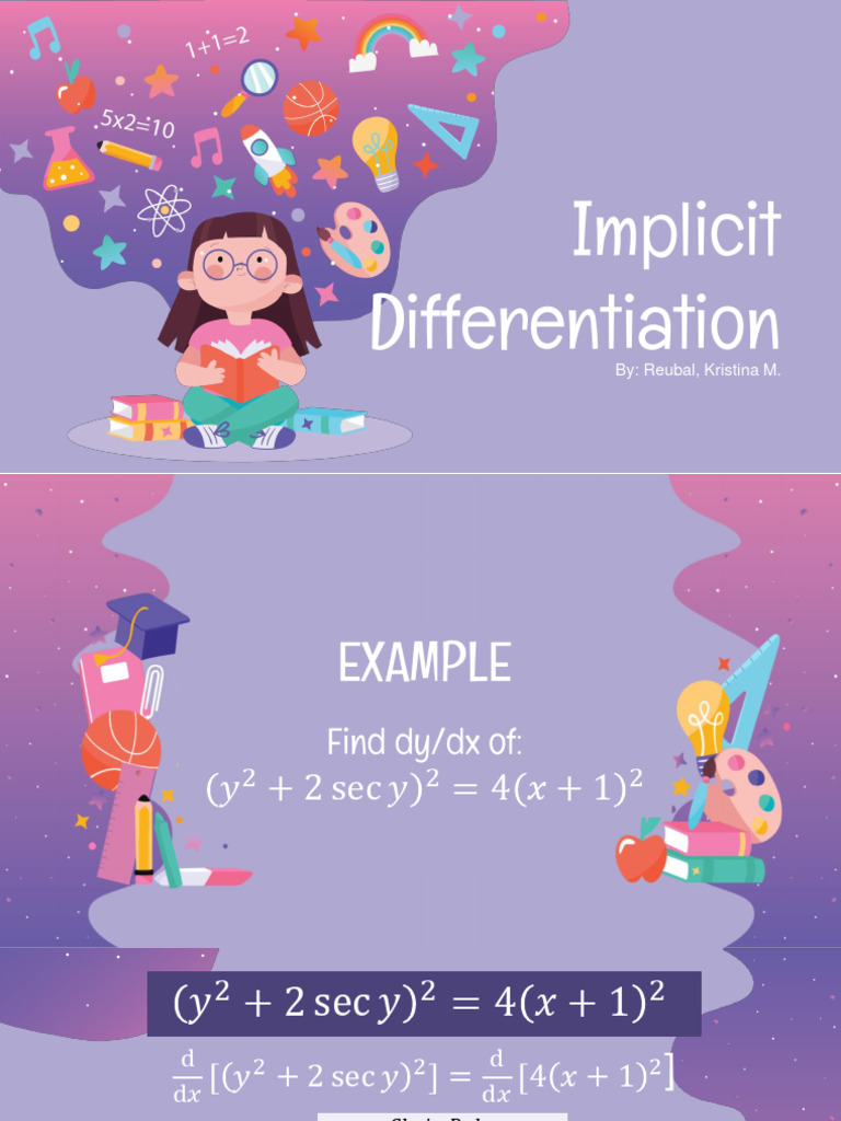 Implicit Differentiation | PDF | Mathematical Analysis | Differential Calculus
