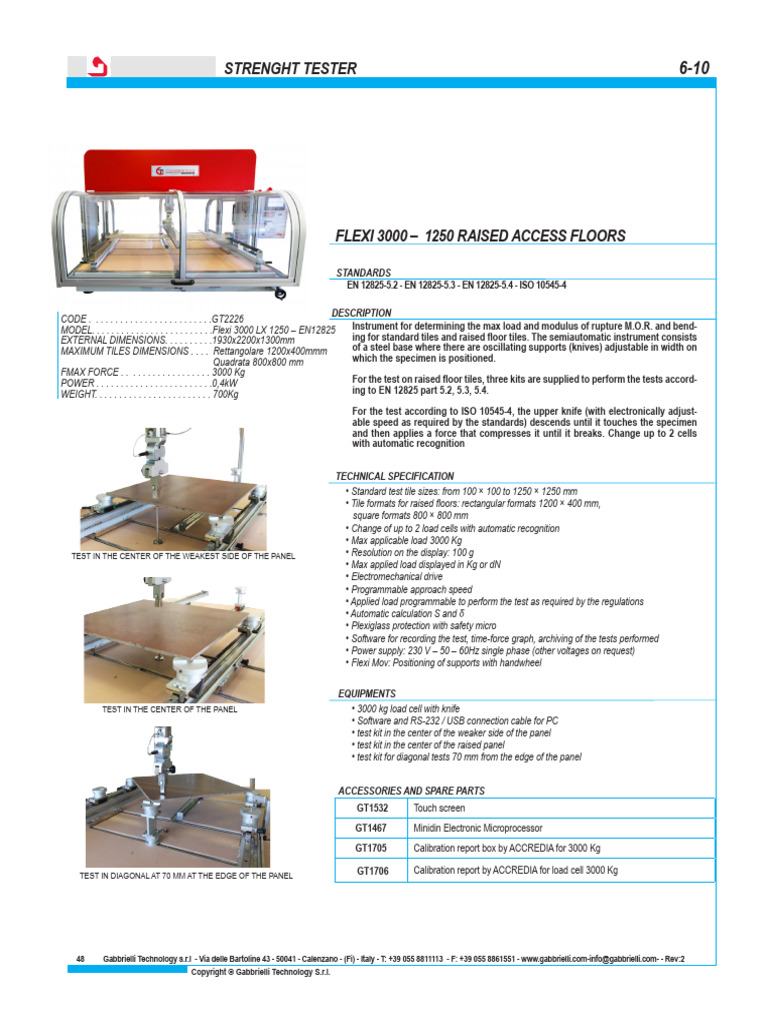 Flexi 3000 - 1250 Raised Access Floors 1 | PDF | Electricity | Computer ...