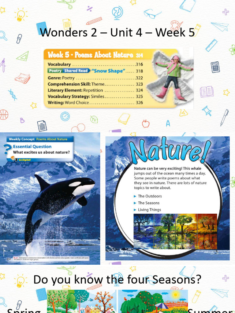 Wonders Grade 2 Unit 4 Week 5 - Full | PDF