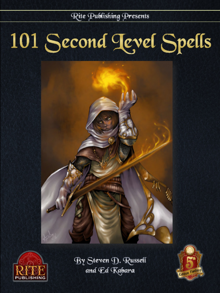 Rite - 101 2nd Level Spells | PDF | Magician (Fantasy)