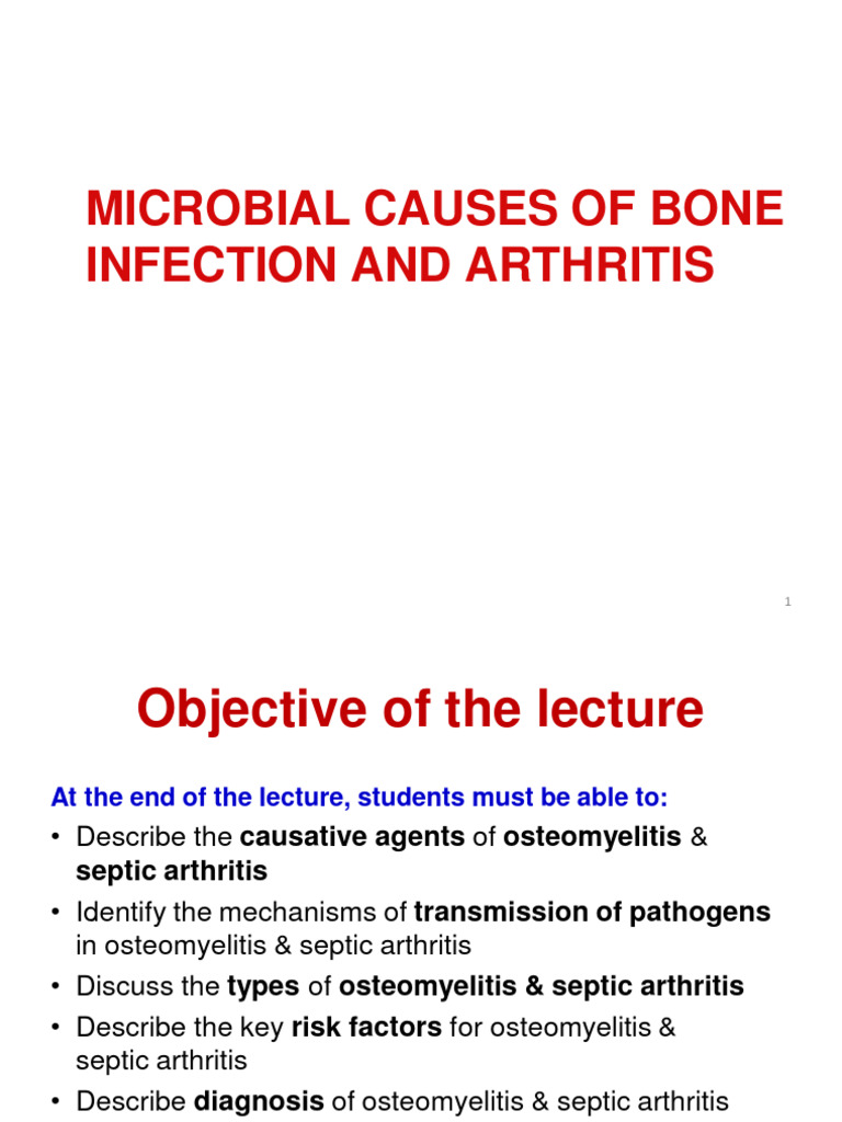 Bone and Joint Infection 2024 | PDF