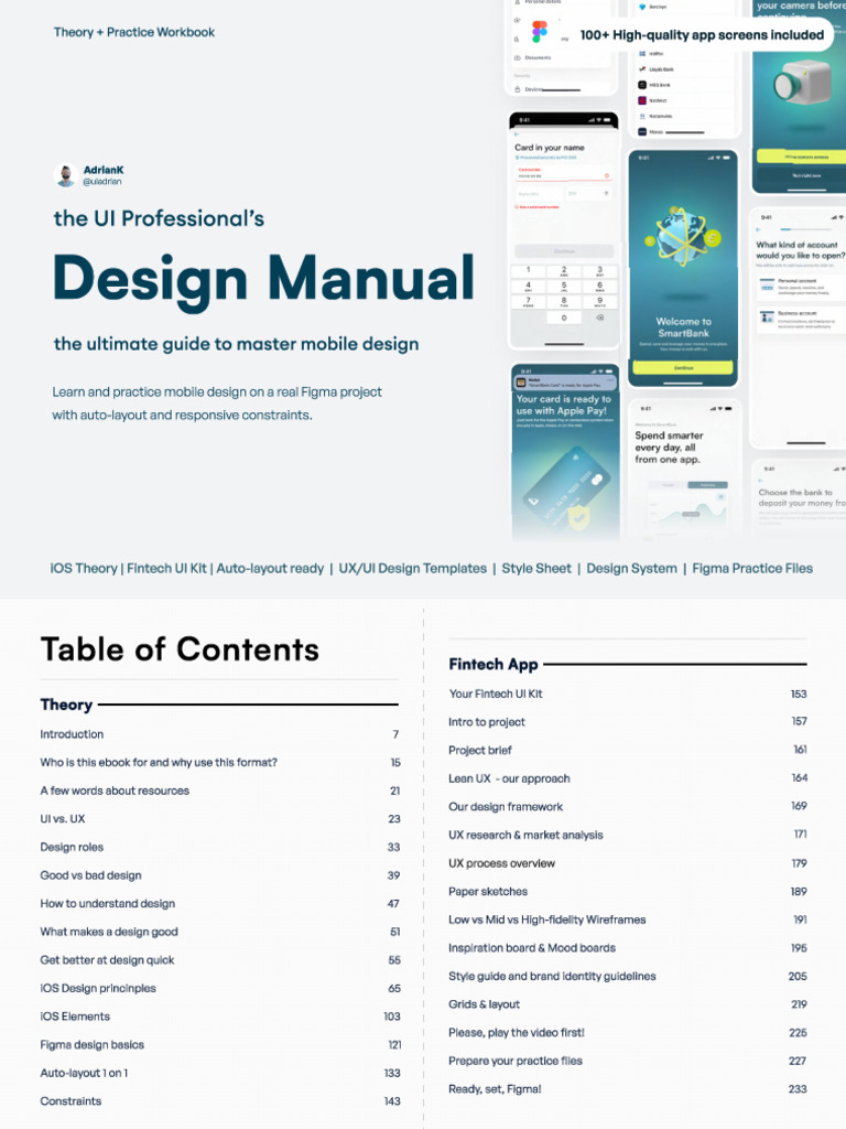 The UI Professional's Design Manual (600+ Pages) 2022 | PDF | User ...