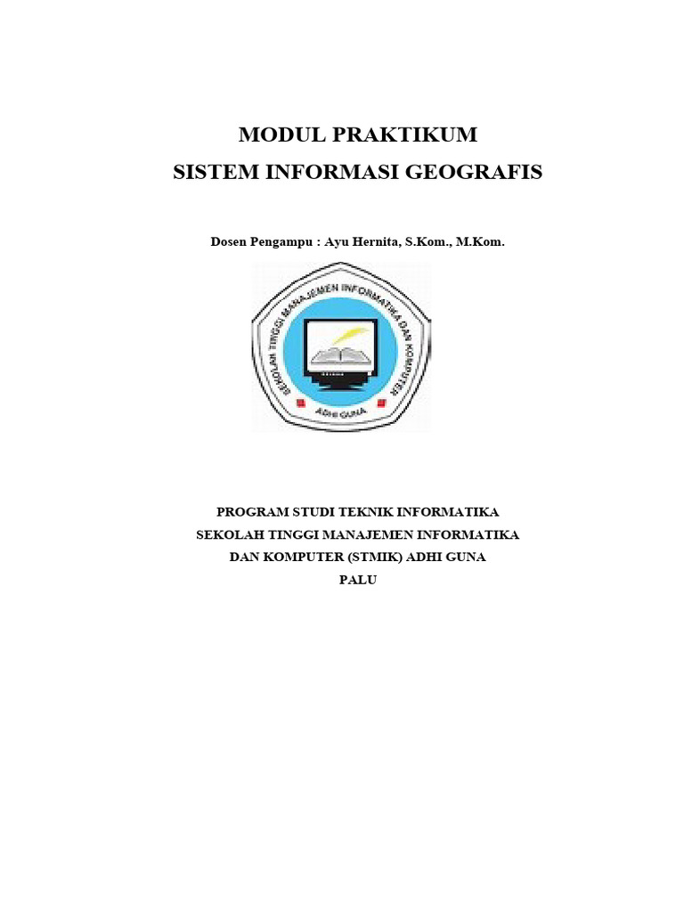 Digitasi Peta Modul Praktikum | PDF