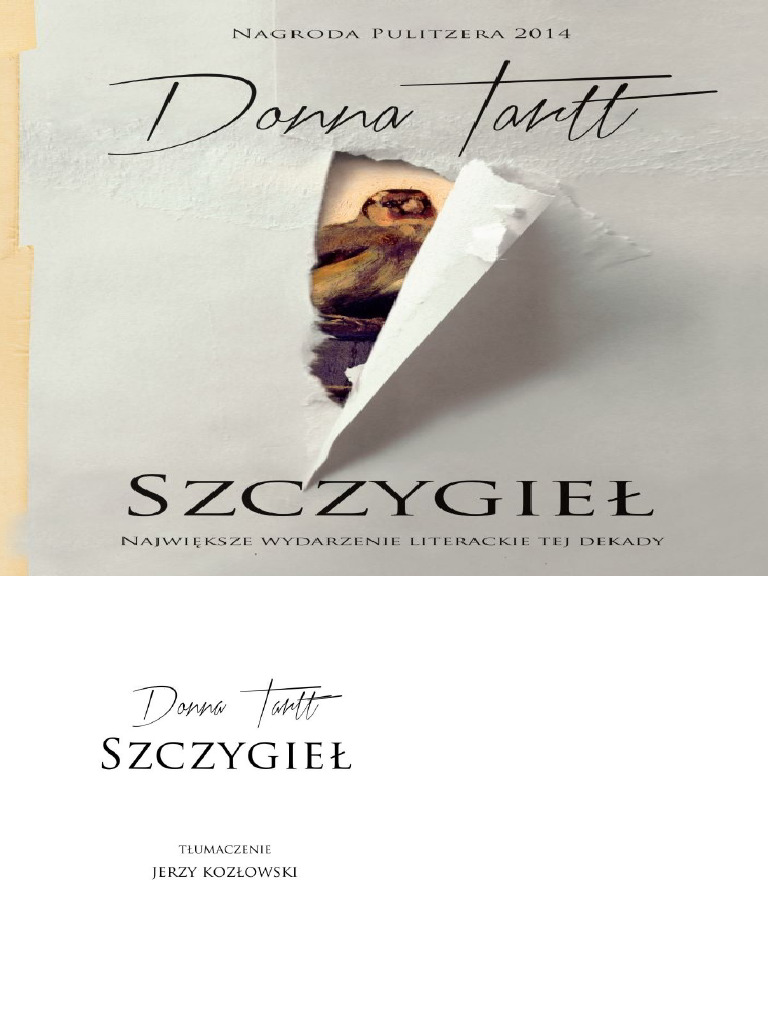 Donna Tart Szczygieł | PDF