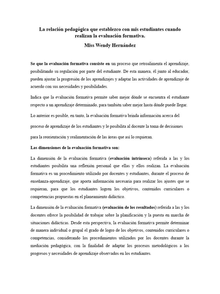 Texto Critico | PDF | Evaluación | Aprendizaje