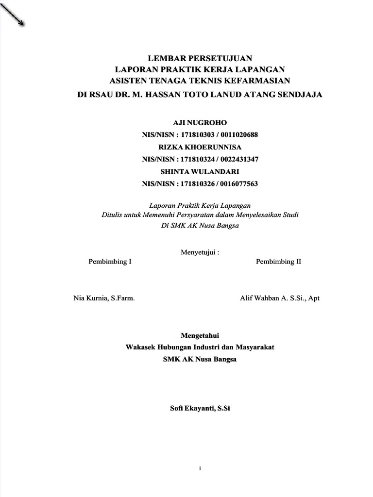 PDF Laporan PKL Rsau Print - Compress | PDF