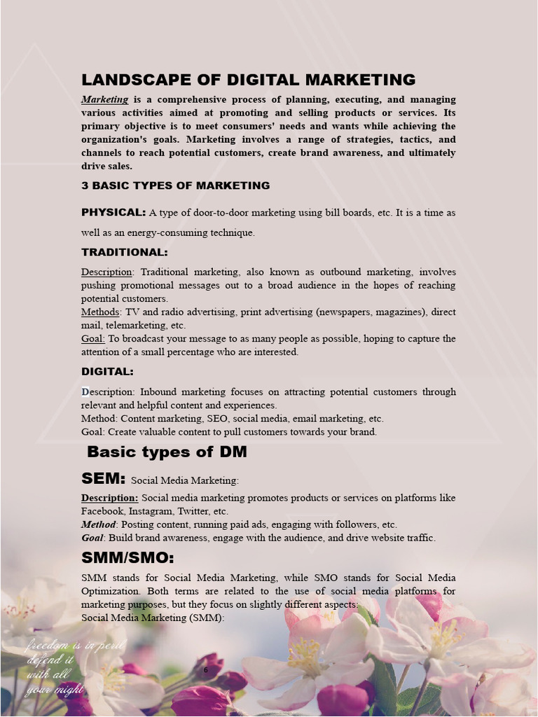 Digital Marketing Notes | Download Free PDF | Search Engine ...