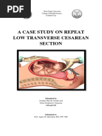 Case Study: Lower Segment Caesarean Section | PDF | Caesarean Section | Childbirth