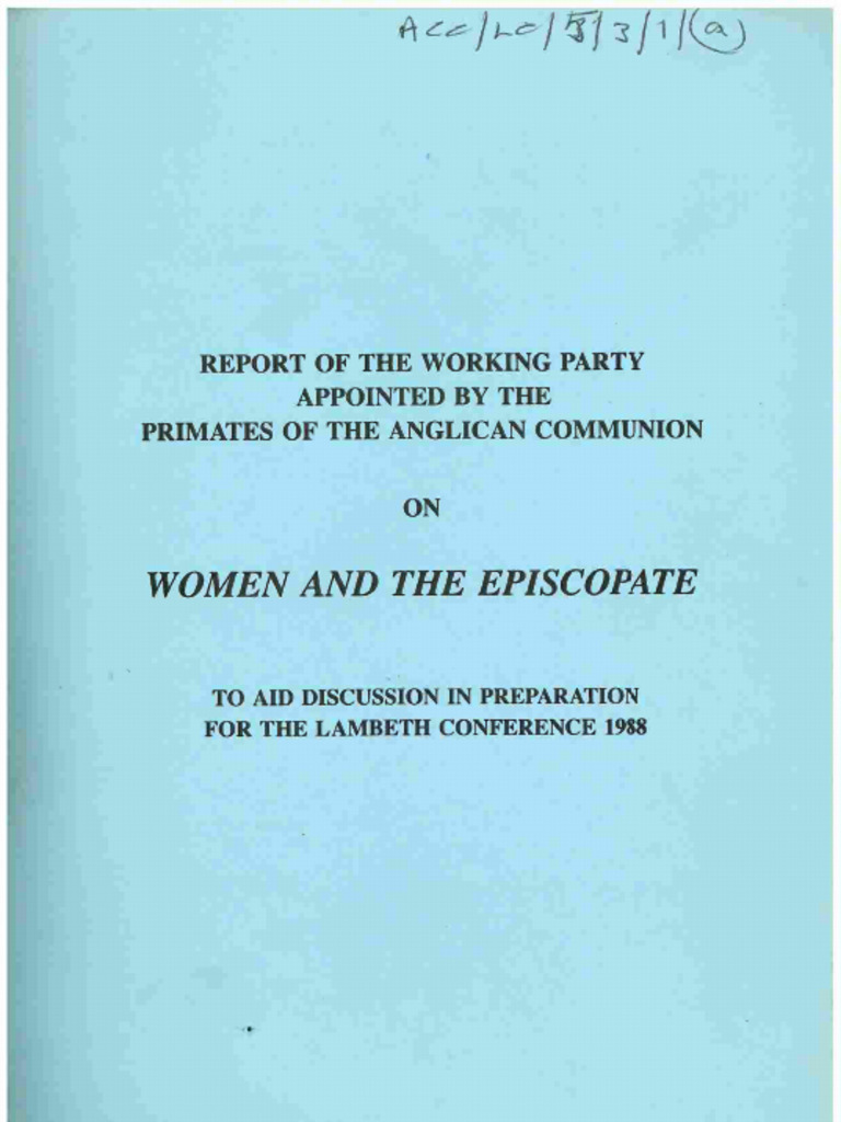 The Grindrod Report (1988) | PDF