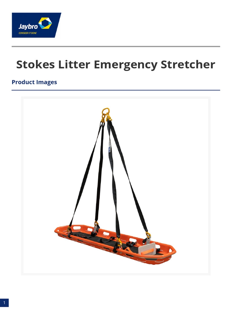 Stokes Litter Emergency Stretcher | PDF | Helicopter