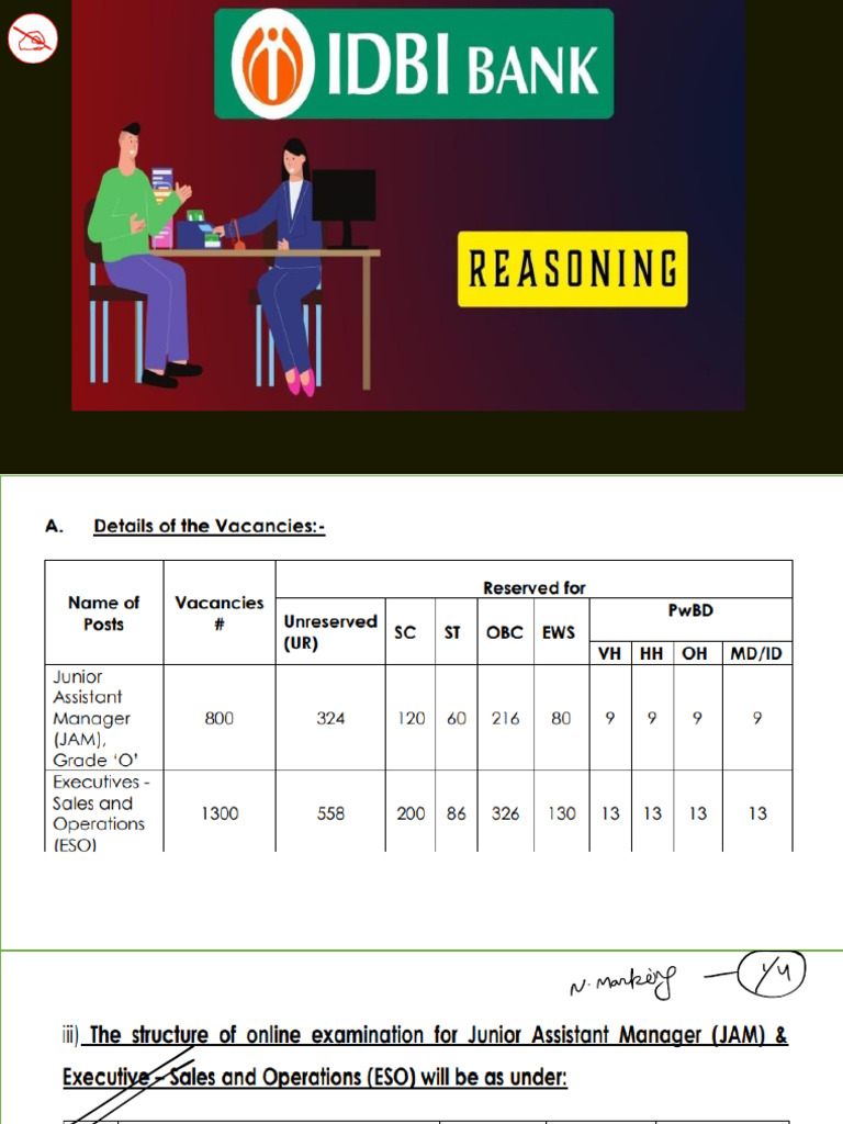 18 dec idbi reasoning class | PDF | Inequality (Mathematics) | Notation