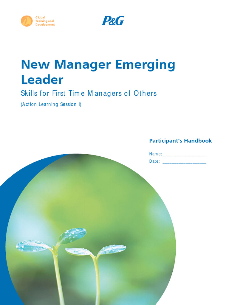 Manual de Emerging Leader | PDF | Leadership | Goal