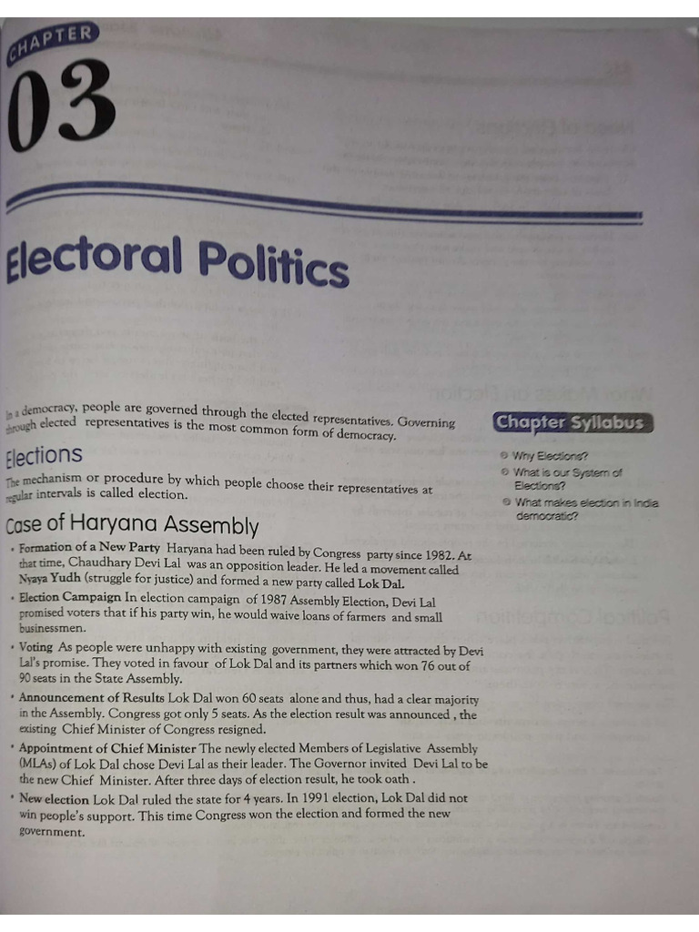 Civics CH 3 | PDF