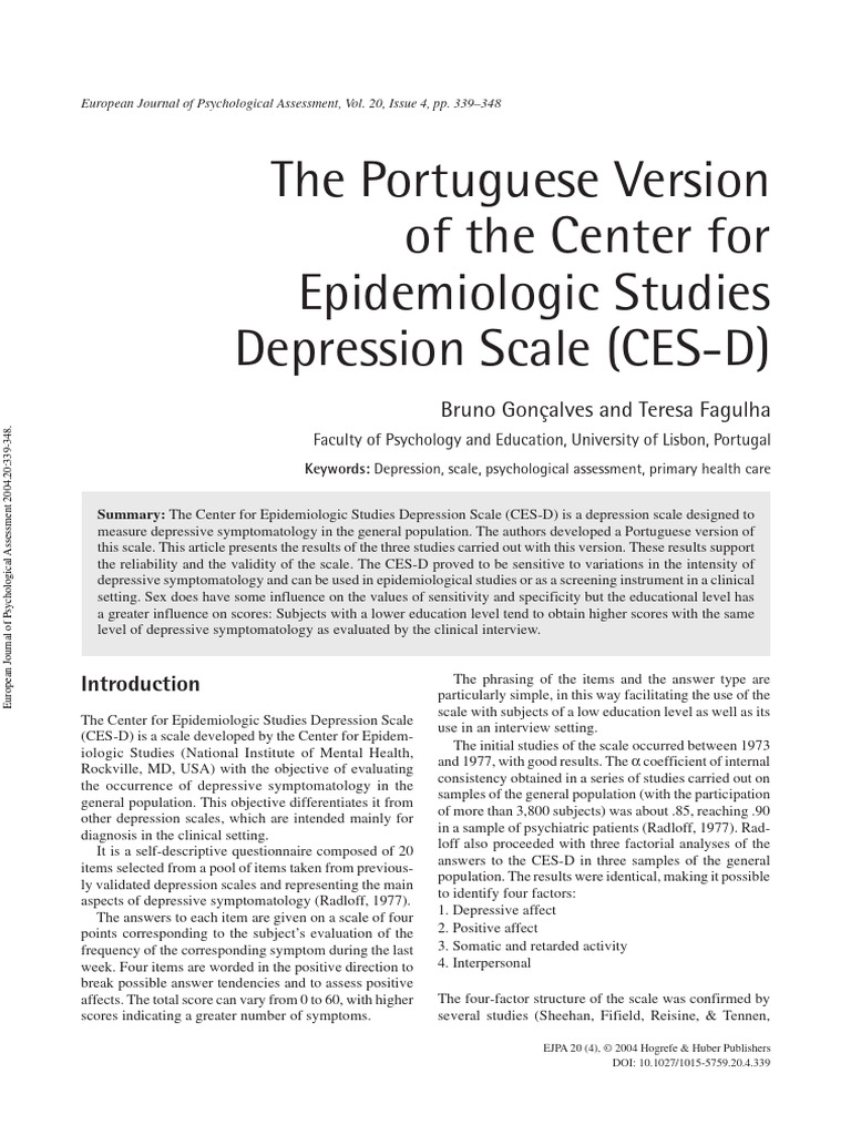 MDD | PDF | Psychological Evaluation | Major Depressive Disorder