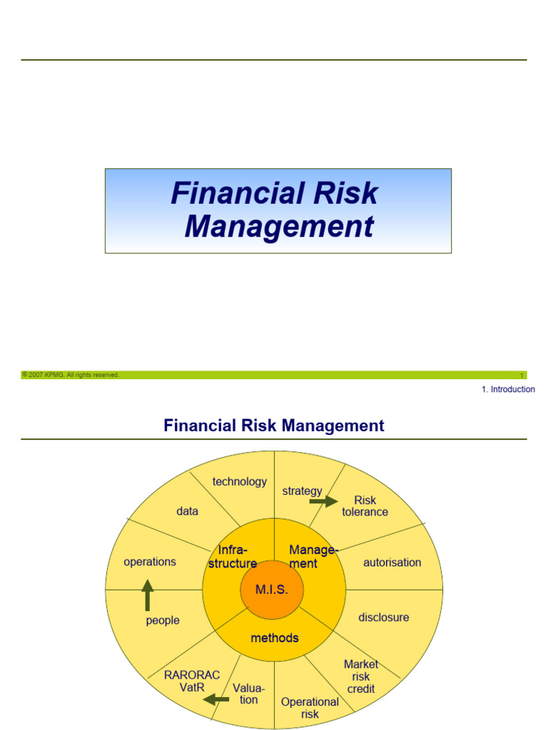 Presentation Financial Risk Management | PDF | Option (Finance) | Swap ...