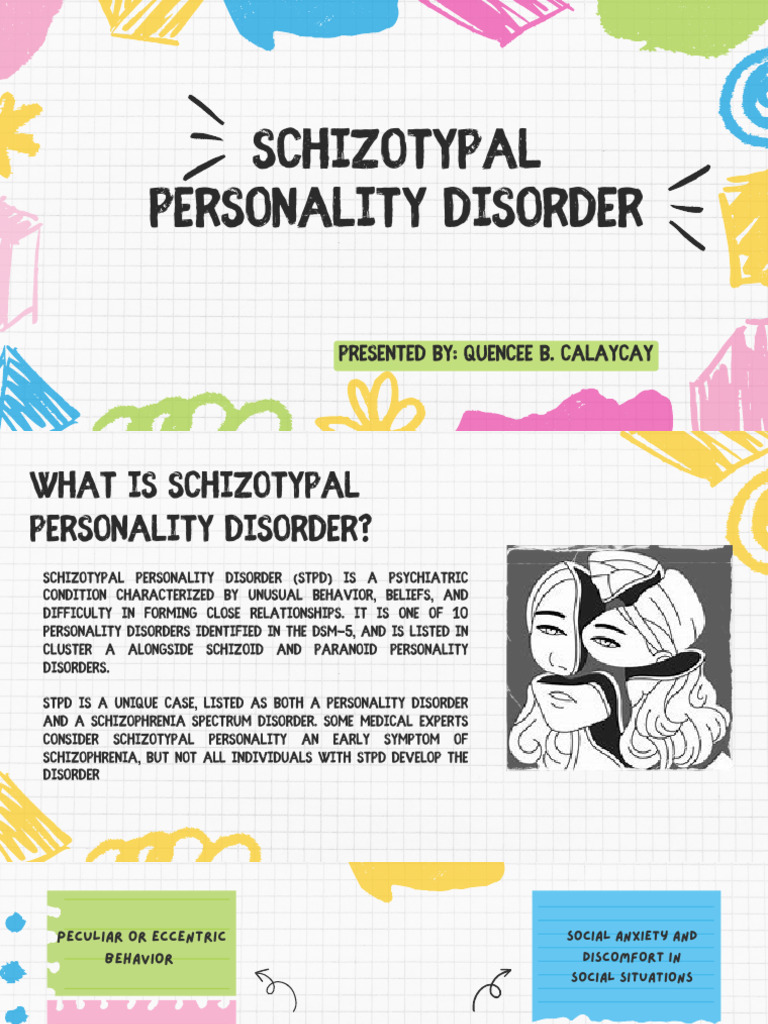 Schizotypal Personality Disorder | PDF