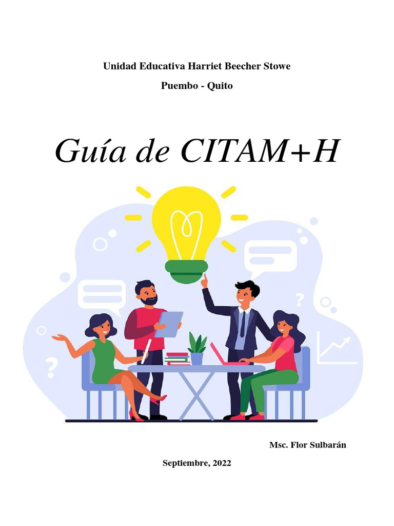 Guia de Citam+h 6ta Edición | PDF | Aprendizaje | Pitágoras