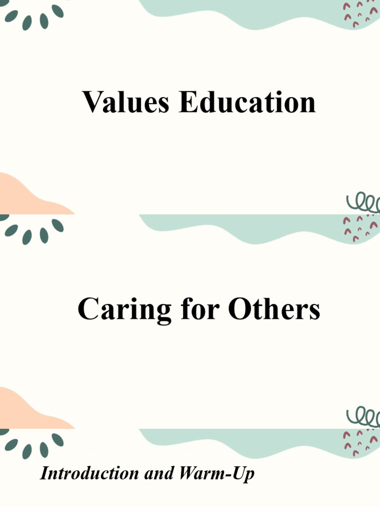 Values Ed-2 | PDF