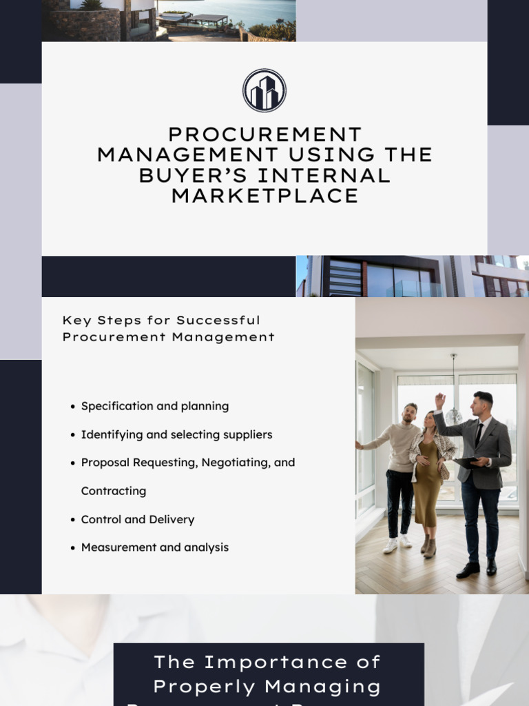Session 12 - Unit 2 - Procurement Management Using The Buyers Internal Marketplace | PDF