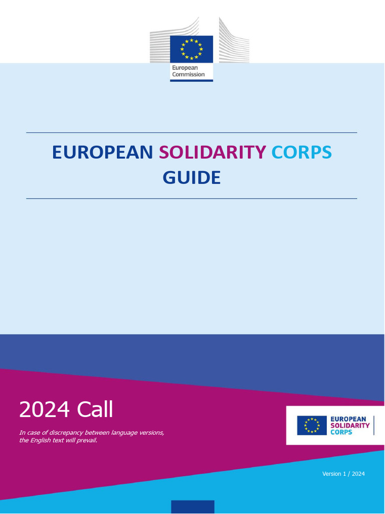 European_solidarity_corps_guide_2024_en | PDF | European Union | Social Exclusion