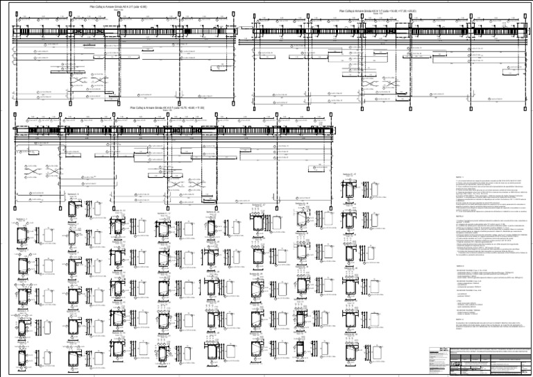 R84 - 8A Plan Cofraj Si Armare Grinzi Longitudinale Suprastructura 1 ...