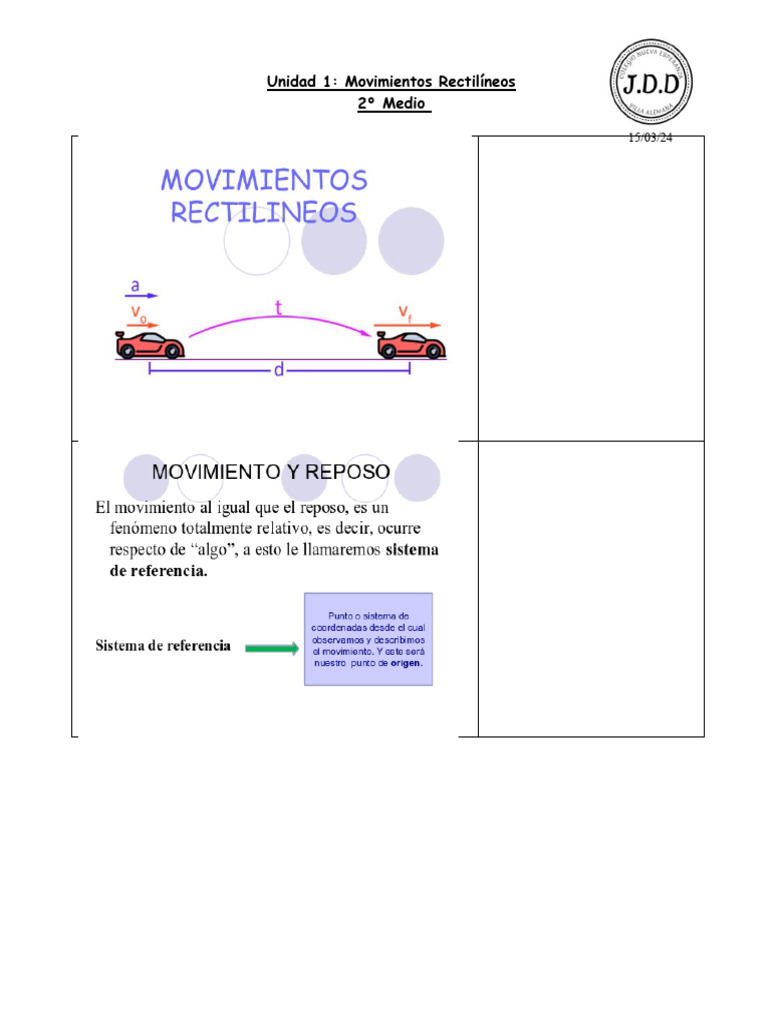 Fuerza y Movimiento | PDF