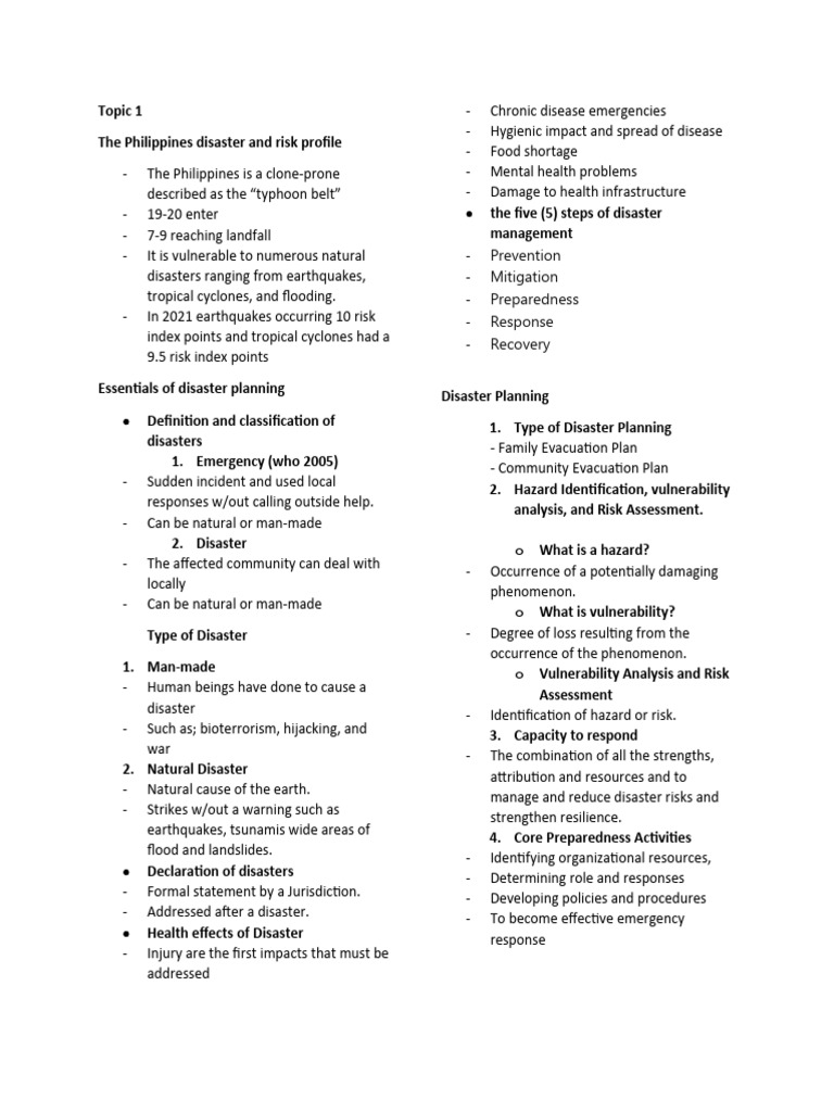 Disaster | PDF | Natural Disasters | Emergency Management