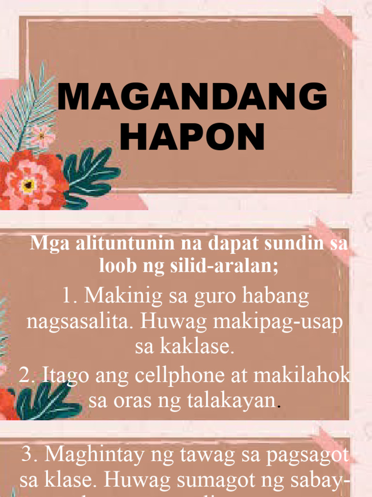 Naiisa-isa ang mga positibo at negatibong Pahayag ppt BAITANG 8 | PDF Naiisa-isa ang mga positibo at negatibong Pahayag ppt BAITANG 8 | PDF