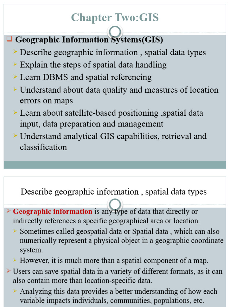 2015 CH 2 Gis RS | PDF | Geographic Information System | Databases