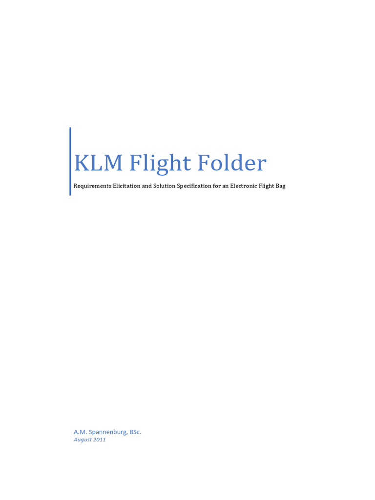 EFB_Study_KLM | PDF