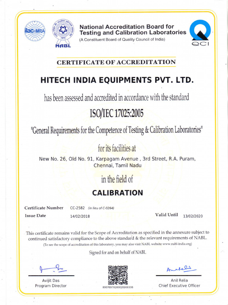 NABL-SCOPE-CERTIFICATE-NEW | PDF