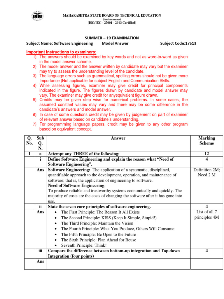 2019 Summer Model Answer Paper (Msbte Study Resources) | PDF | Software ... 2019 Summer Model Answer Paper (Msbte Study Resources) | PDF | Software ...